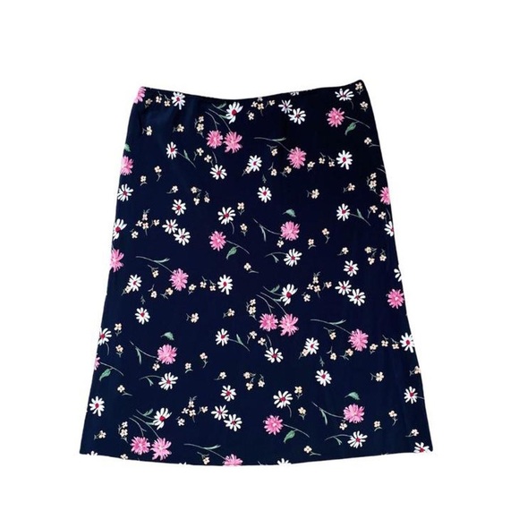 Vintage | Skirts | Vintage 9s Wl Sportswear New York Floral Midi Skirt ...
